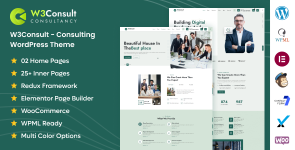 W3Consult - Consulting WordPress Theme